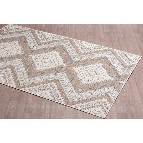 Union Rustic Tapis intérieur / extérieur ivoire / sable Annie et Commentaires - Wayfair Canada